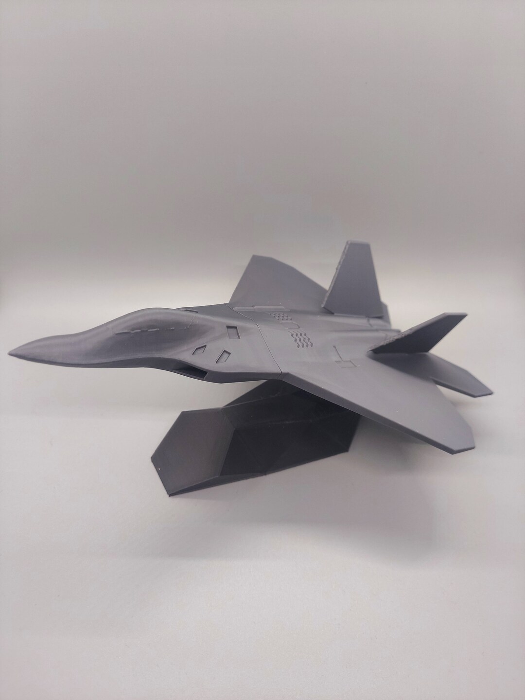 F-22 Raptor Likeness 10" 3D Printed Desk Display Stand Model - Etsy