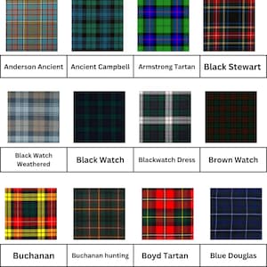 Custom Made Tartan Highland Cargo Kilt - Choose Your Favourite Clan ...