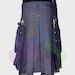 Chrome Metal Denim Utility Kilt for Active and Stylish Men and Women ...