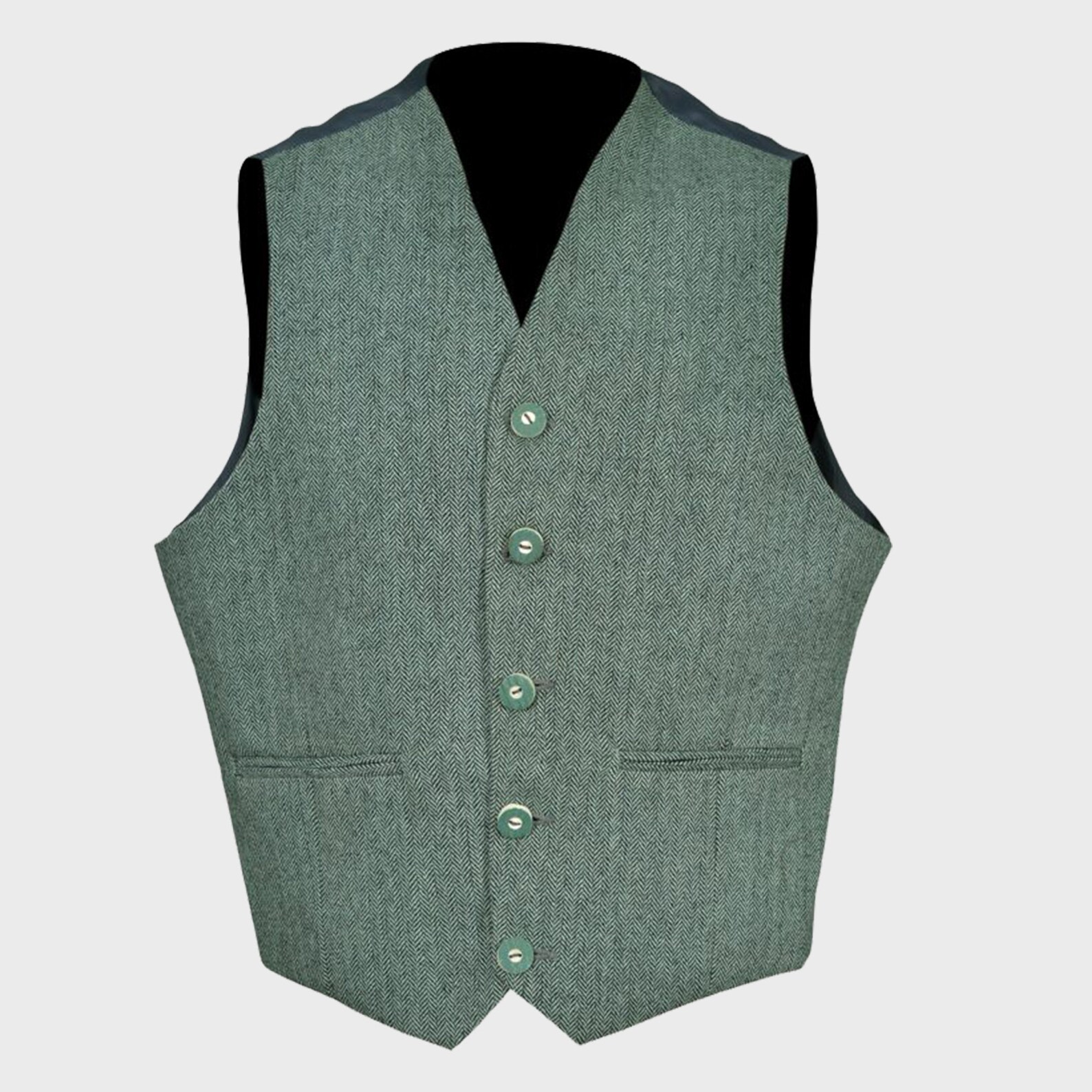 Lovat Green Tweed Argyle Kilt Jacket With 5 Button Vest - Etsy