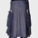 Chrome Metal Denim Utility Kilt for Active and Stylish Men and Women ...