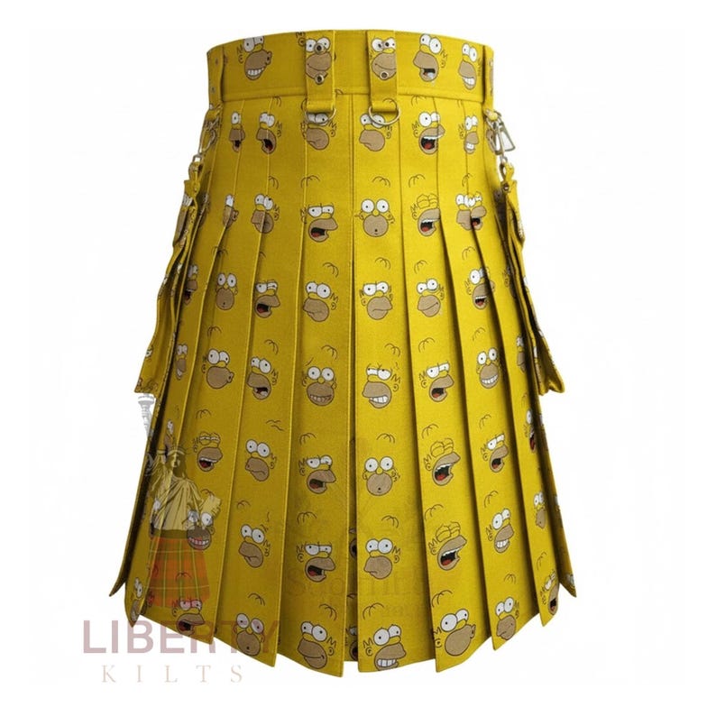 The Simpsons Utility Kilt for Men | Funny Pop Culture Kilt, Novelty ...