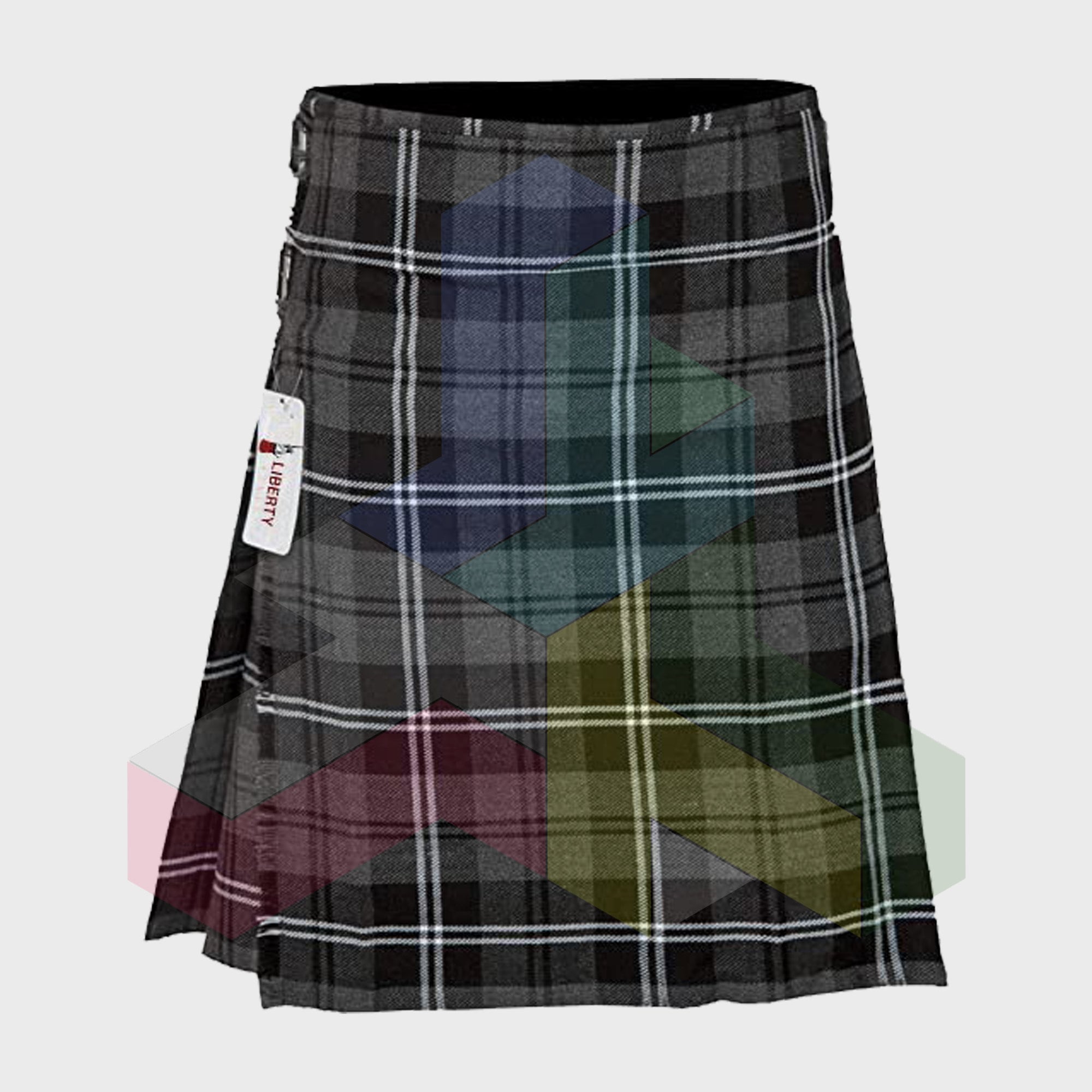 Hamilton Grey Tartan Kilt - Custom Made Kilt - Kilt for Sale ...