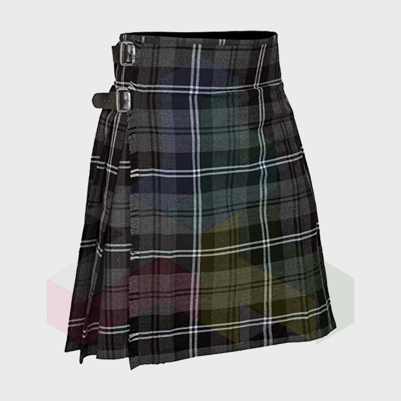 Hamilton Grey Tartan Kilt - Custom Made Kilt - Kilt for Sale ...