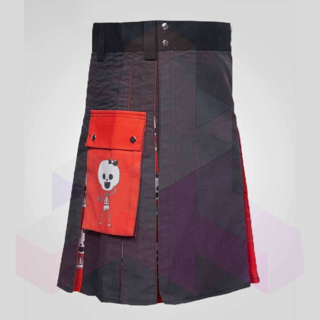 SCARY HALLOWEEN KILT | Men Scottish Custom Made Utility Kilts | Spooky ...