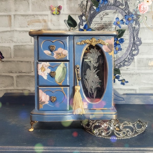 Painted Jewelry Box - Etsy