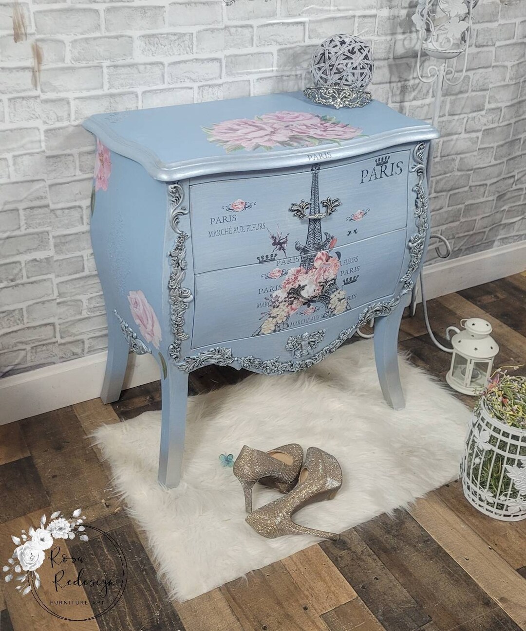 Sold-curvy Bombe Chest Drawers, Gift for Her, Side Table, Farmhouse ...