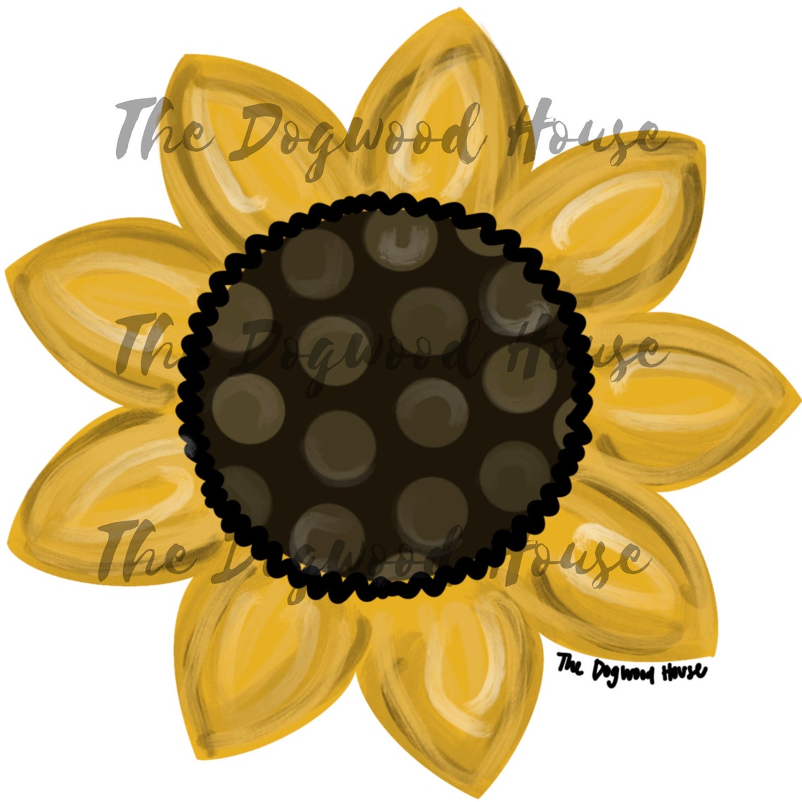 TEMPLATE: Sunflower Doorhanger Printable Template - Etsy