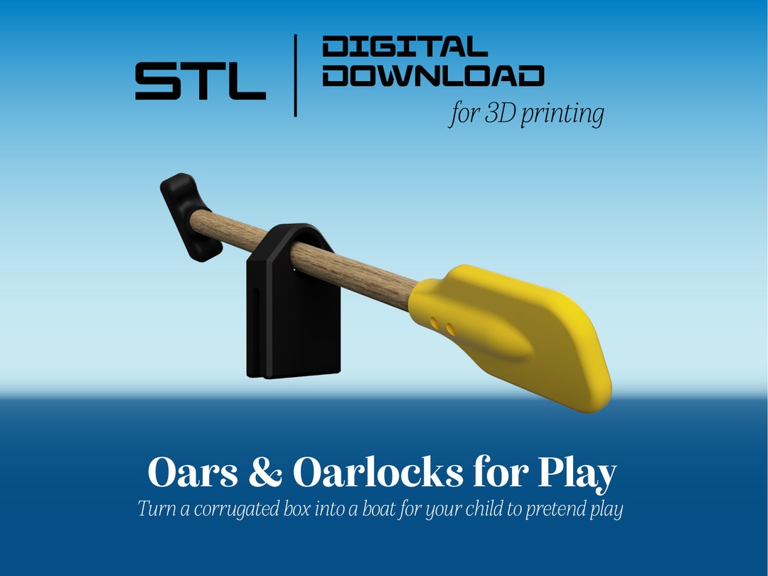 DIGITAL - Boat Oars & Oarlocks - Paddle Toy for Toddlers and ...