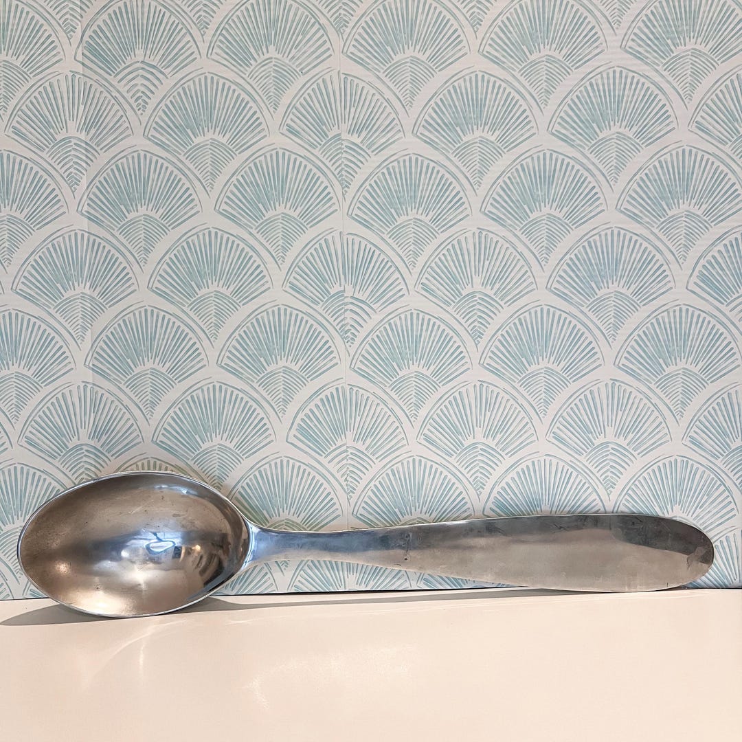 Vintage Giant Metal Spoon Giant Spoon Wall Decor Hanging Spoon ...