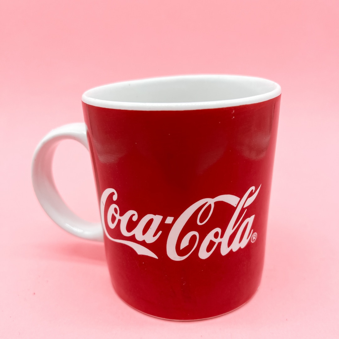 Vintage Coca Cola Coke Logo Coffee Mug Cup - Etsy