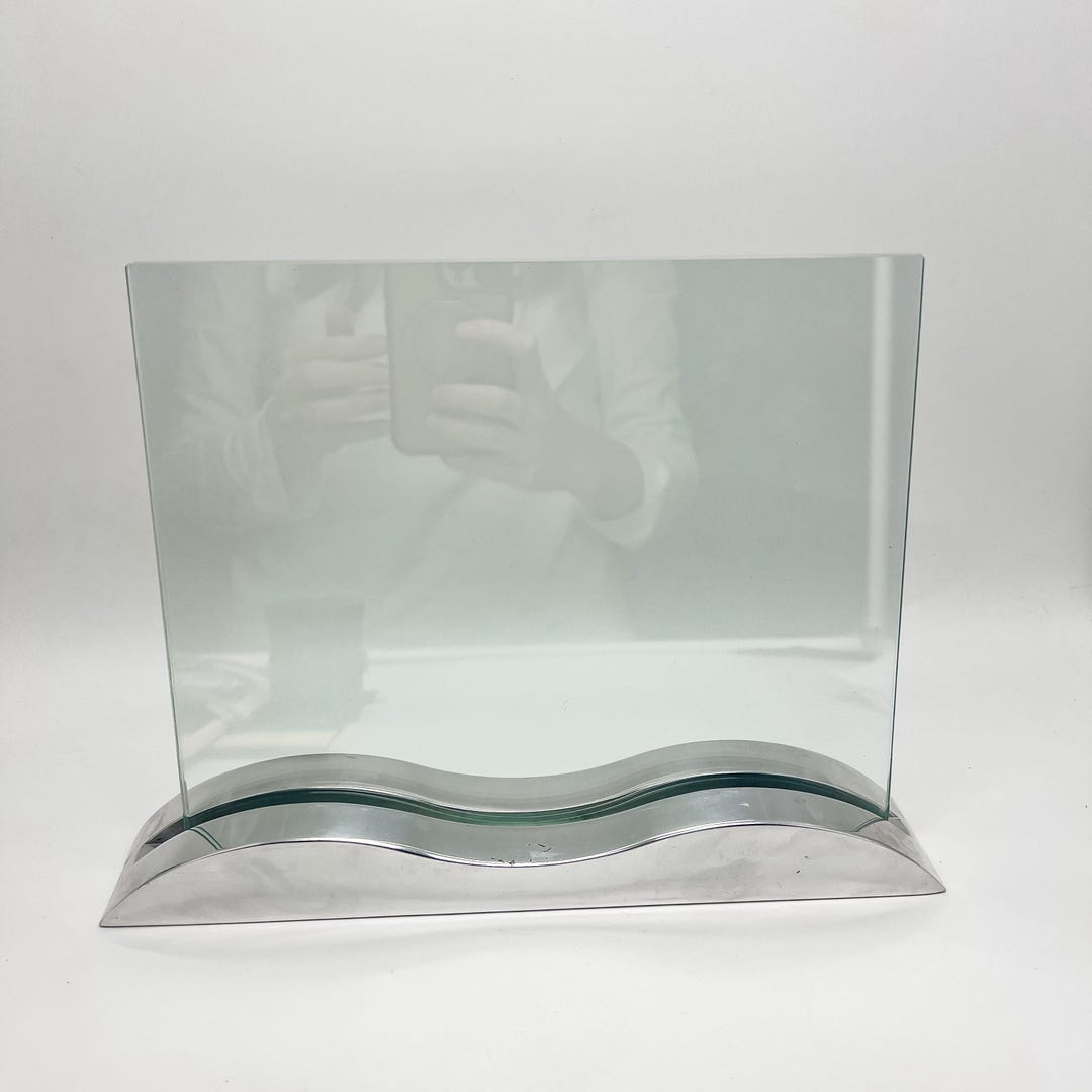 1990s Nambe WAVE Picture Frame | Karim Rashid | Photos | Chrome Frame ...