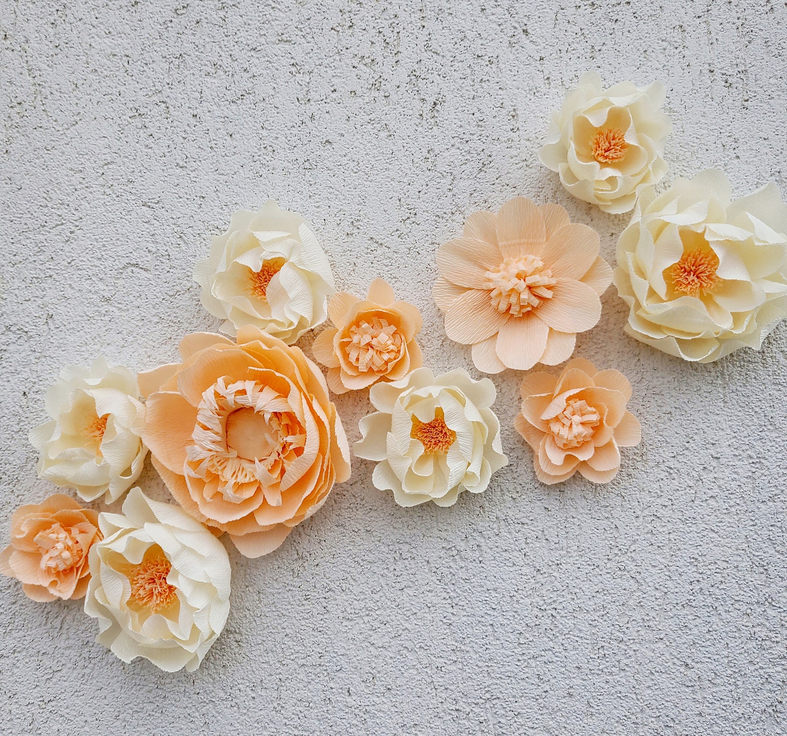 Rustic Flower Wall Backdrop, Fall Custom Bridal Shower, Baby ...