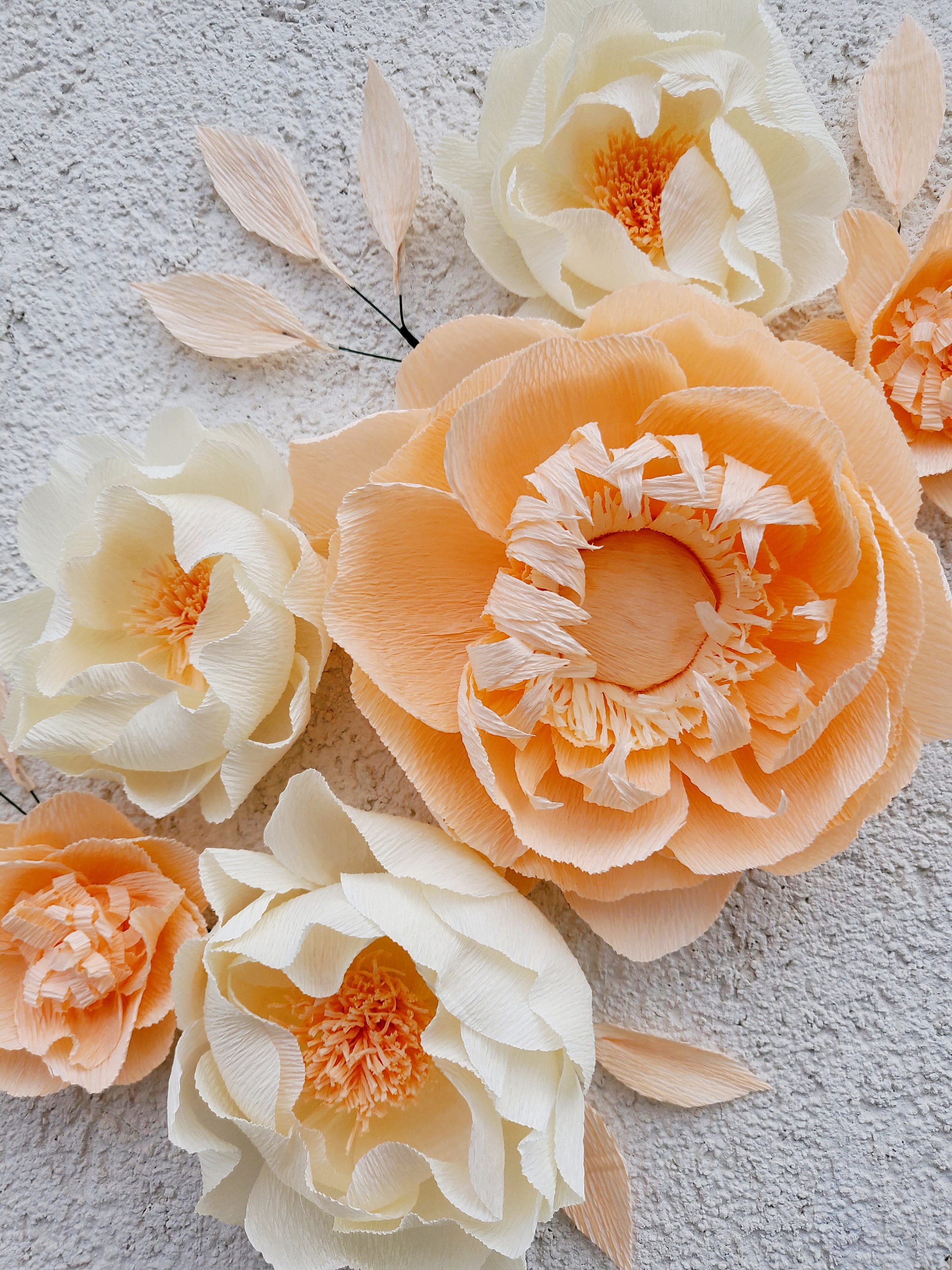 Rustic Flower Wall Backdrop, Fall Custom Bridal Shower, Baby ...