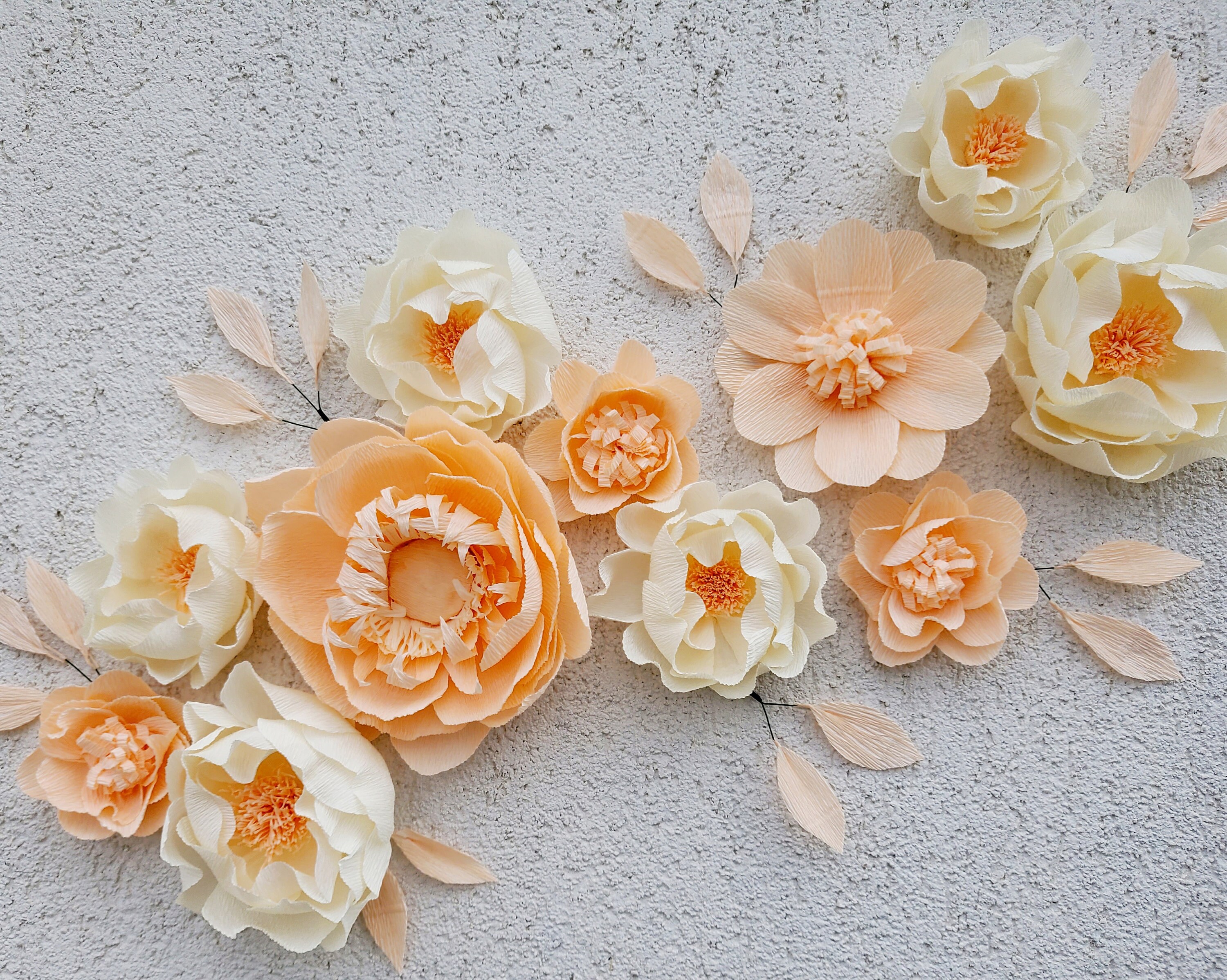 Rustic Flower Wall Backdrop, Fall Custom Bridal Shower, Baby ...