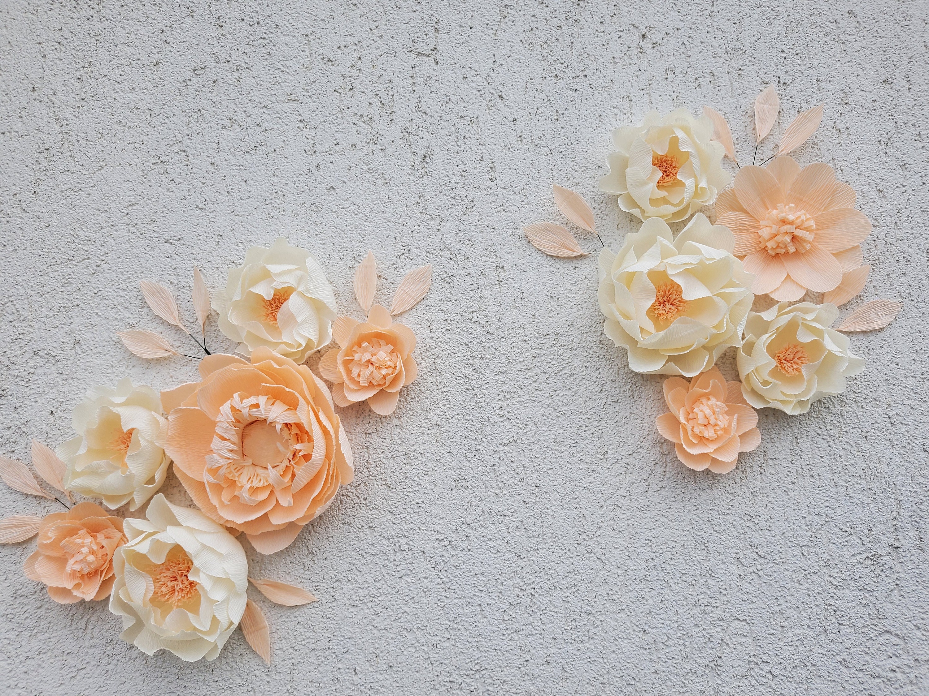Rustic Flower Wall Backdrop, Fall Custom Bridal Shower, Baby ...