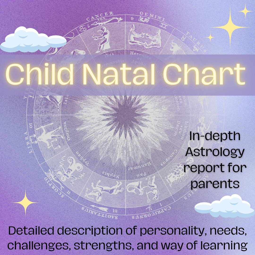 Child Natal Chart Report Astrology - Etsy