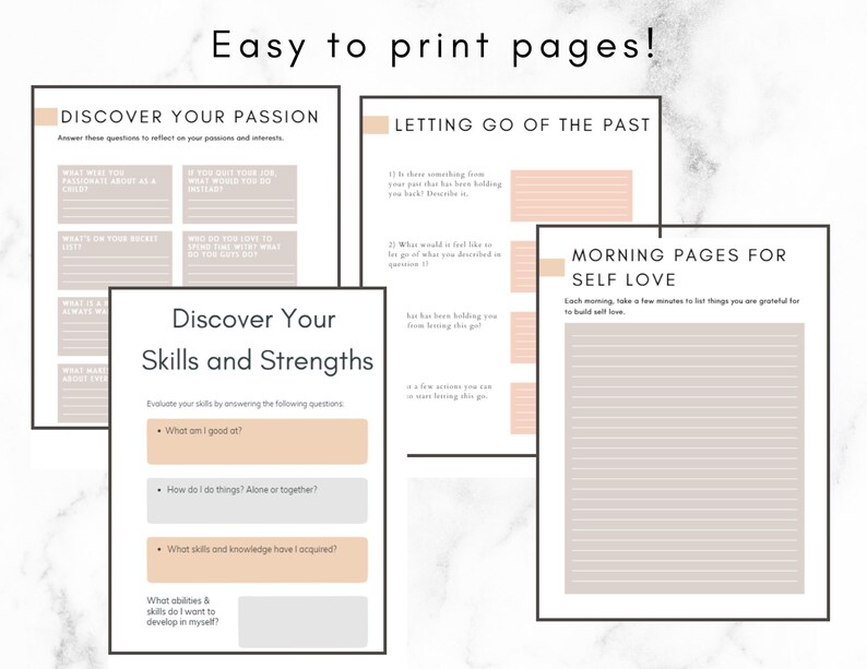 Self-love Workbook | Self Love Journal | Self Care | Self Help Journal ...