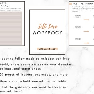 Self Love Planner | Self Love Journal | Self Love Workbook | Self Care ...