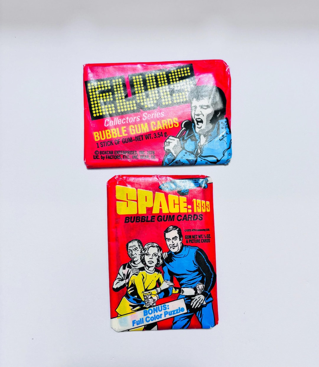 Pair of Vintage Bubble Gum Cards - Etsy