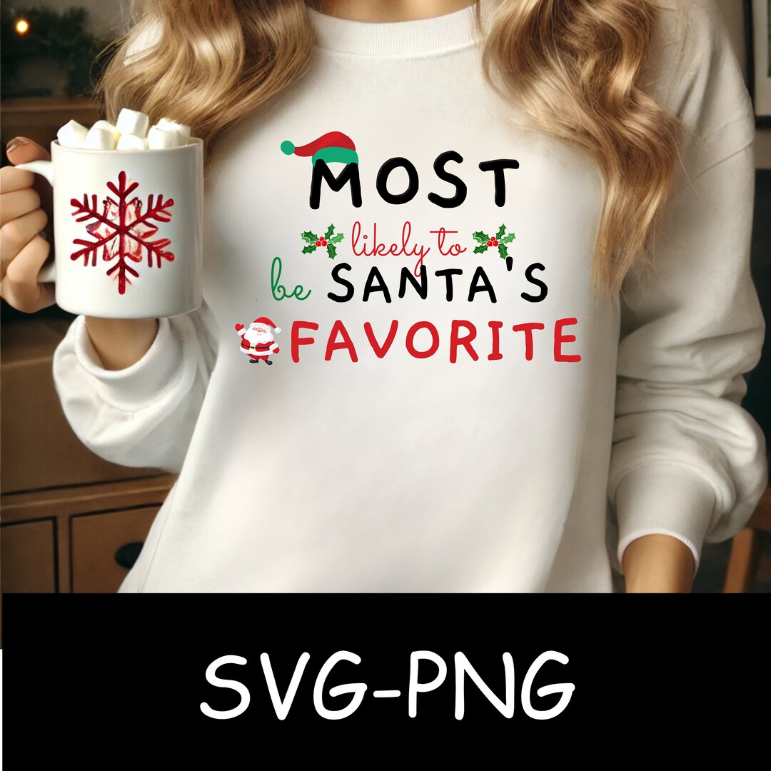 Christmas SVG and PNG Bundle for DIY Sweaters, T-shirts Circut and ...