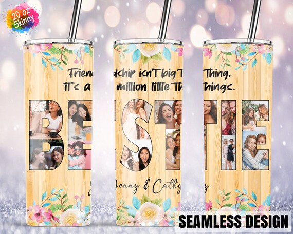 Bestie Photo Tumbler PNG Best Friend Tumbler Wrap Photo - Etsy