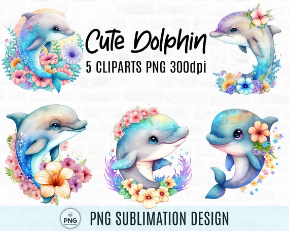 Baby Dolphin Clipart