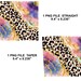Leopard Alcohol Ink Gold, 20oz Skinny Tumbler Sublimation Wrap Designs ...