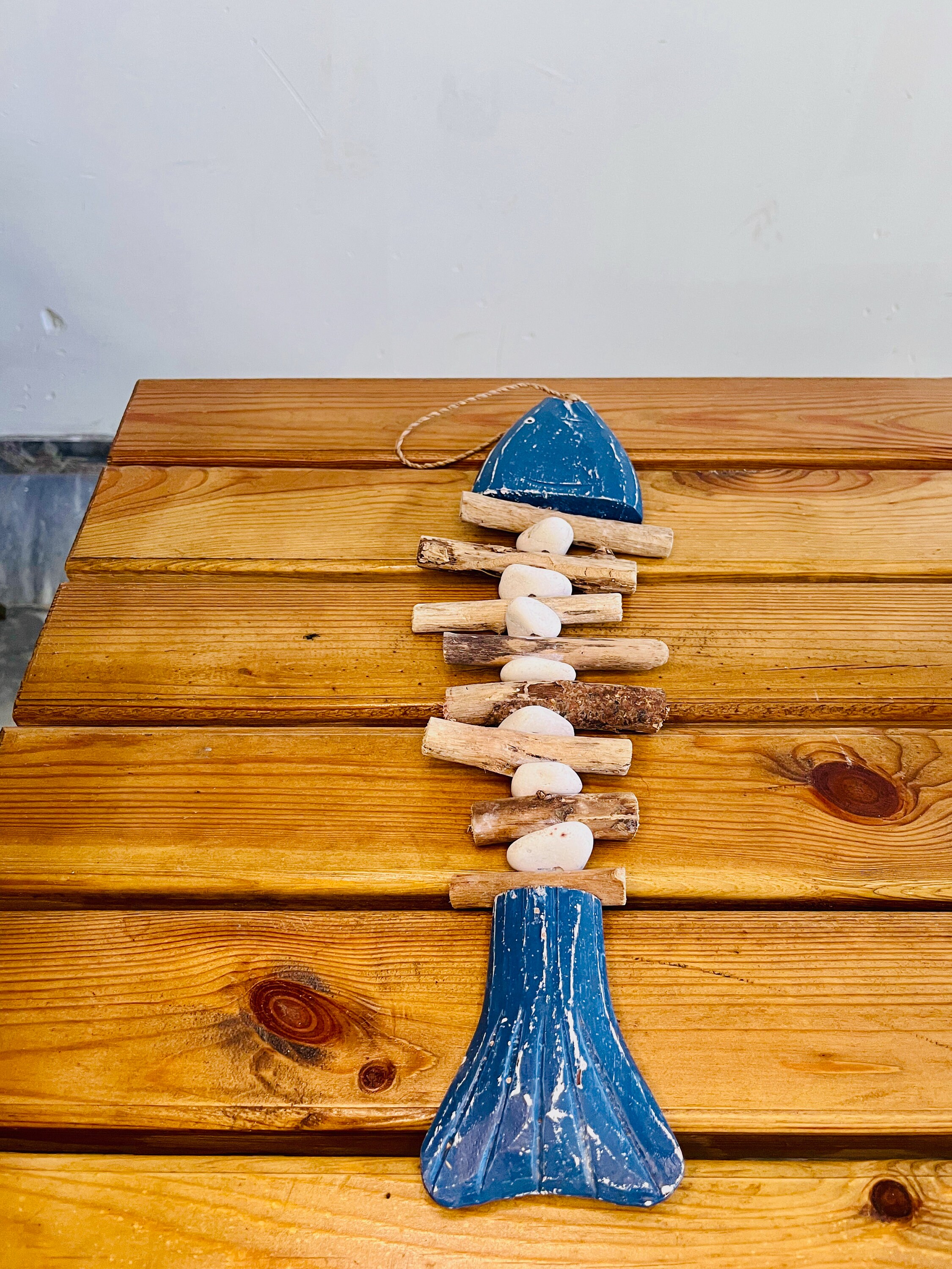 Fish Skeleton Wall Hanging, Driftwood Fish Decor, Recycled Fish Wood ...