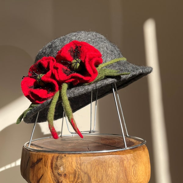 Handmade Felt Hat - Etsy