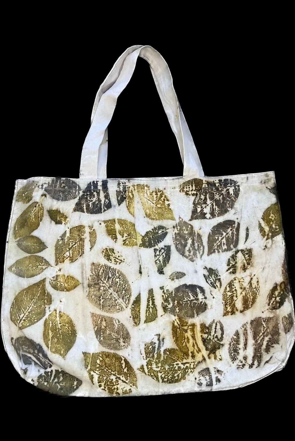 Ecoprint Bag / Botanical Dyed Totes / Natural Dyed / Plant Dyed ...