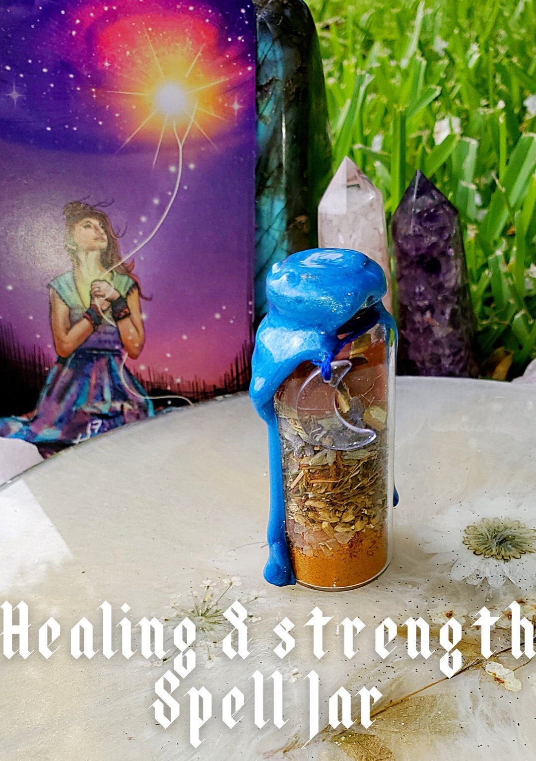 HEALING SPELL JAR | Promotes Physical & Emotional Wellness ...