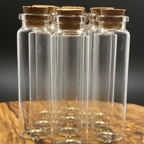 10 5ml Bottles. Bitty Bottle. Small Glass Bottles With Corks. - Etsy