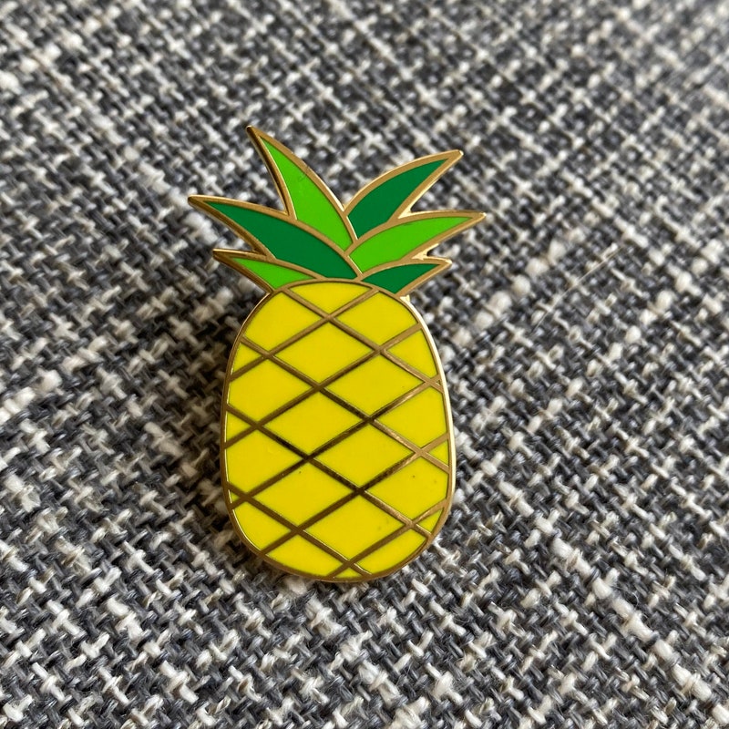 Pineapple Pin - Etsy