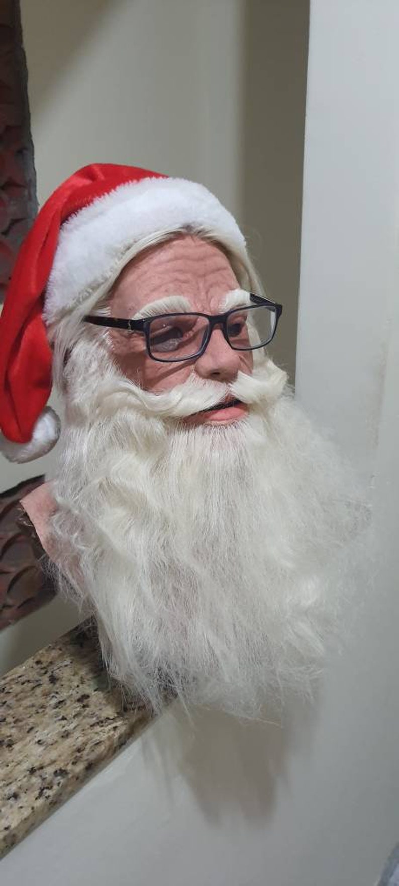 Realistic Latex Mask - Santa Claus - Etsy