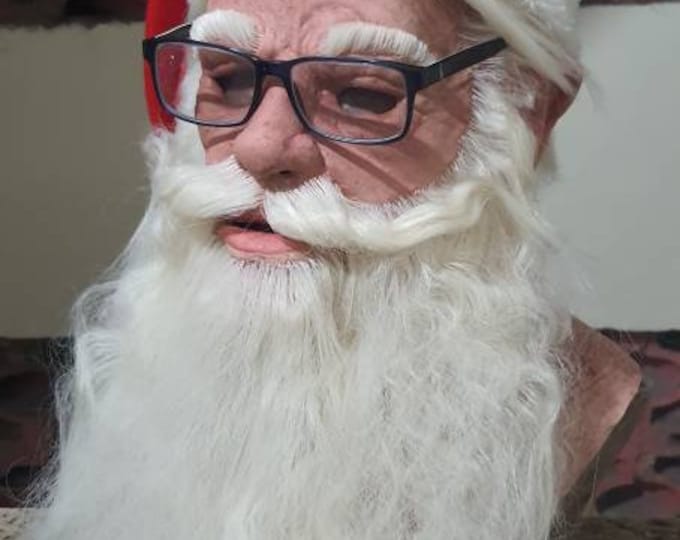 Realistic Latex Mask - Santa Claus - Etsy