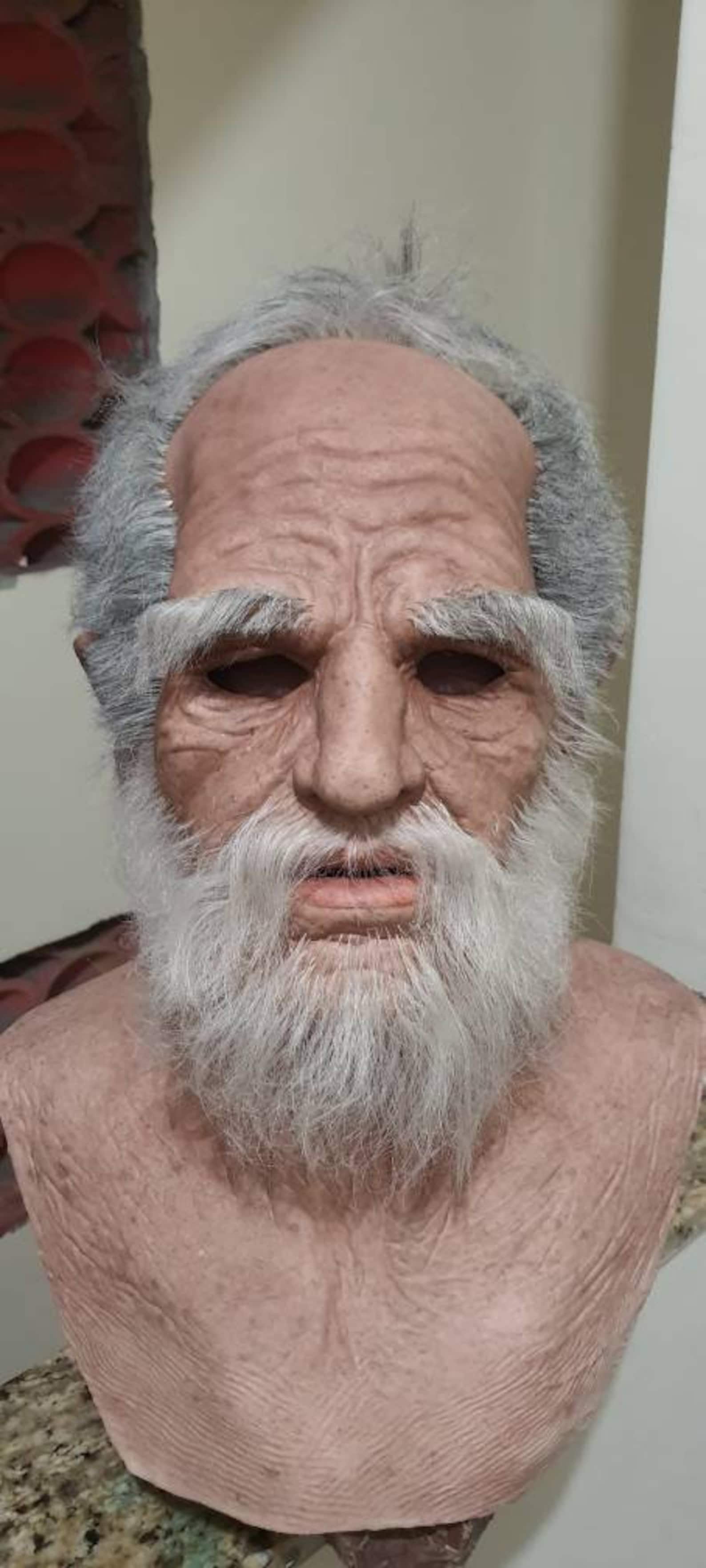 Realistic Latex Mask - Old Man - Etsy