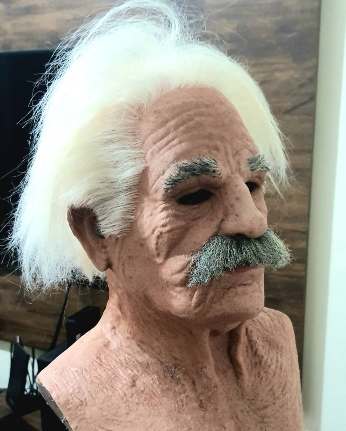 Realistic Latex Mask - Old Man - Einstein Version. - Etsy