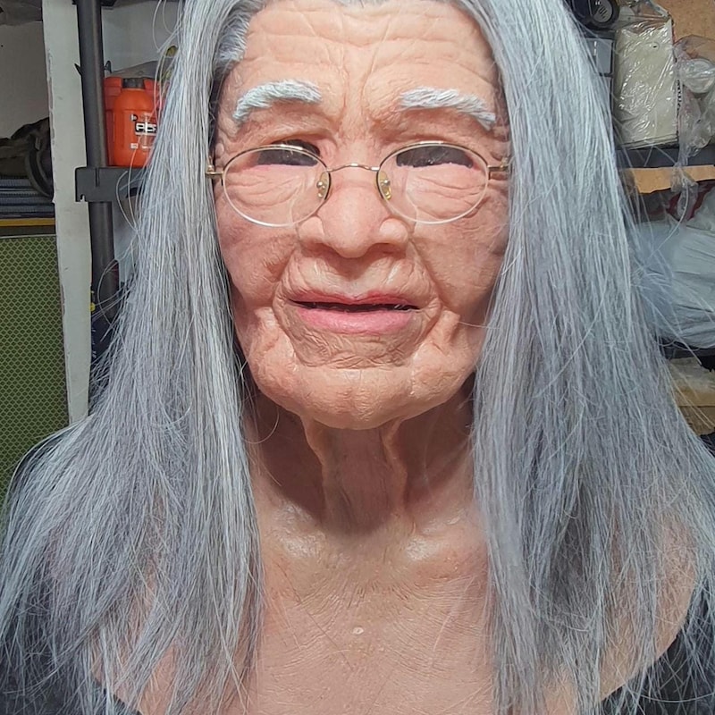 Realistic Female Mask - Etsy
