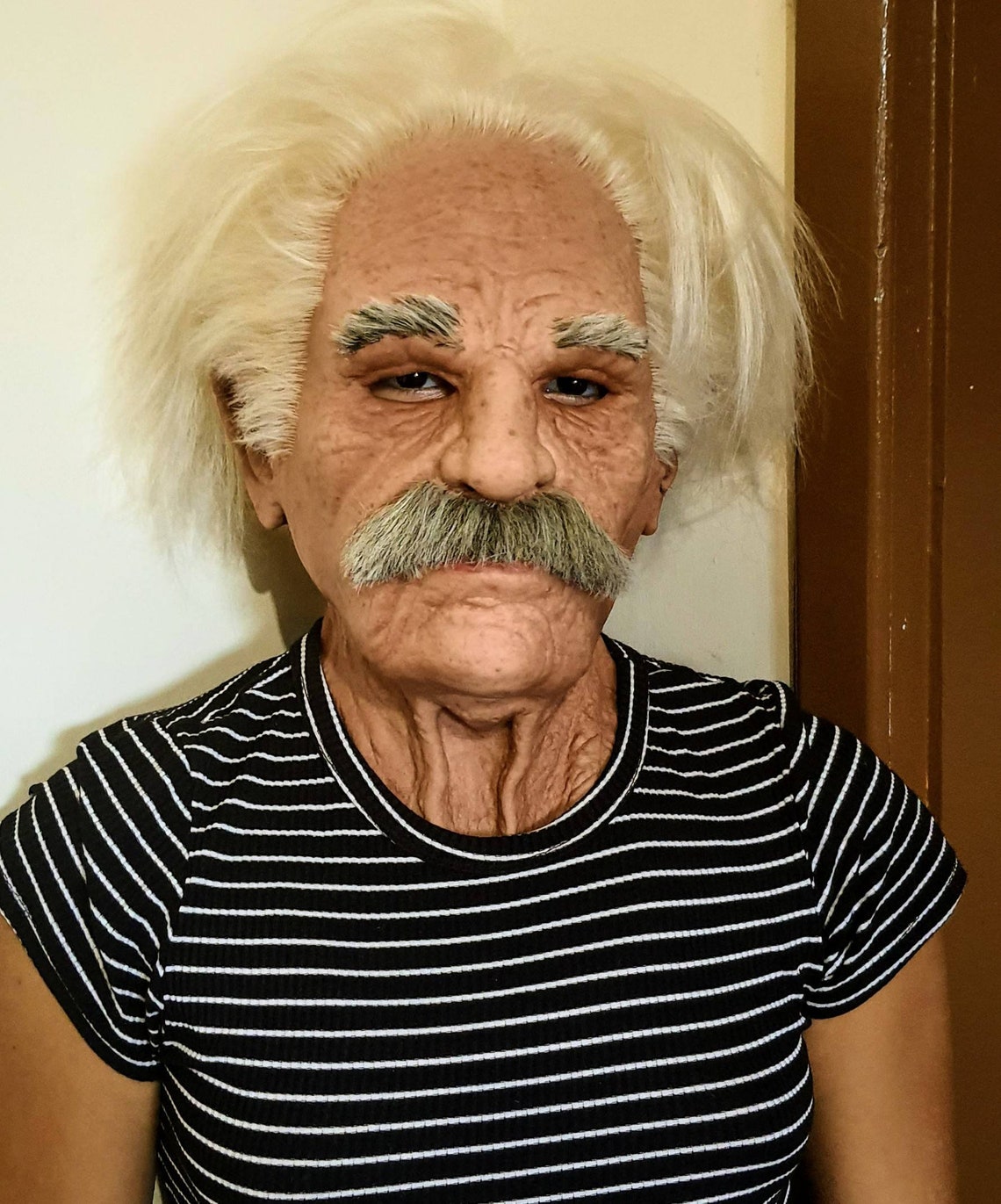 Realistic Latex Mask - Old Man - Einstein Version. - Etsy