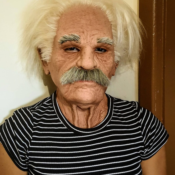 Realistic Old Man Mask - Etsy