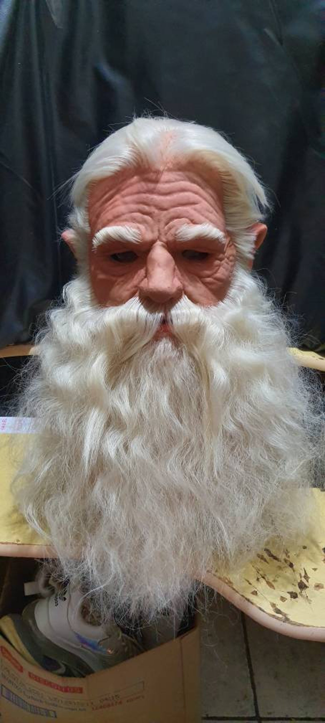 Realistic Latex Mask Santa Claus - Etsy