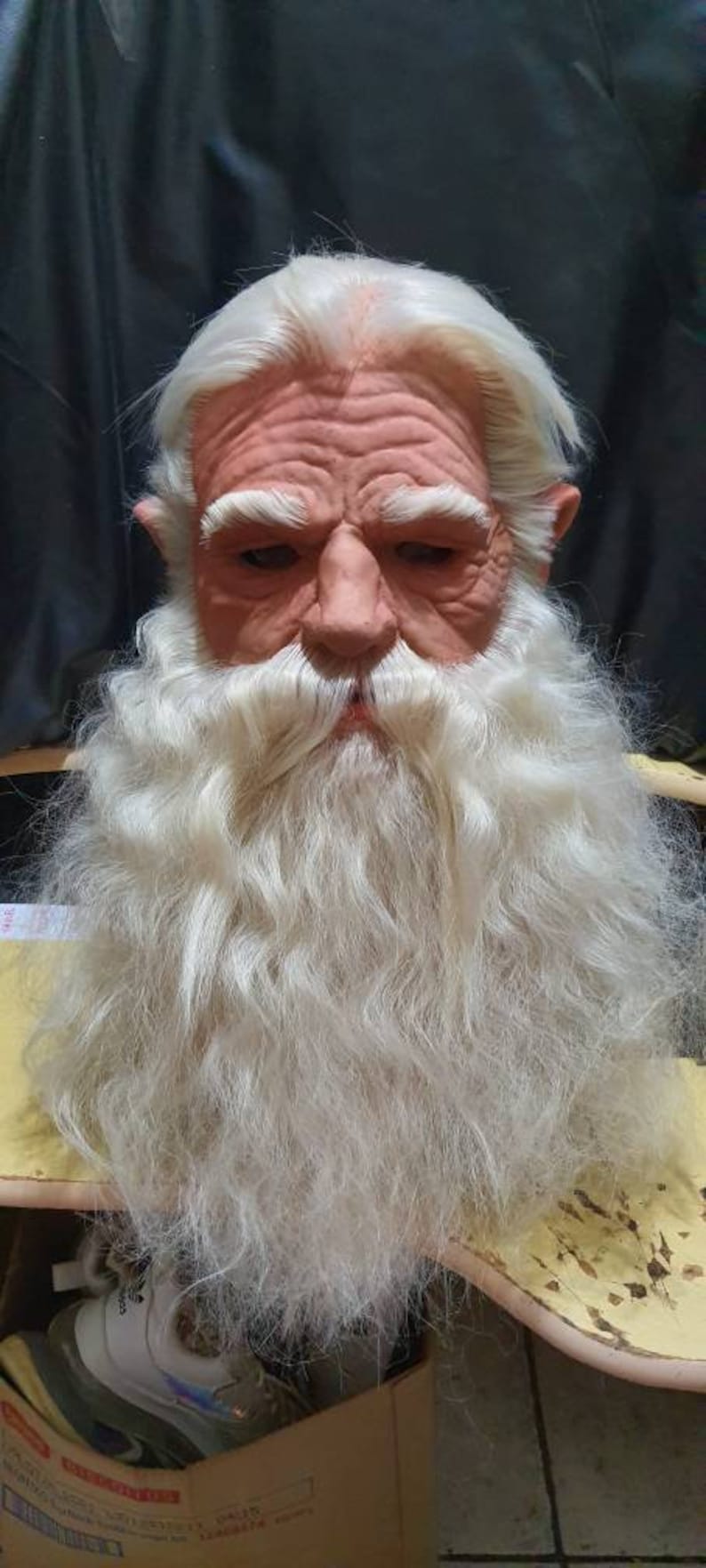 Realistic Latex Mask Santa Claus - Etsy