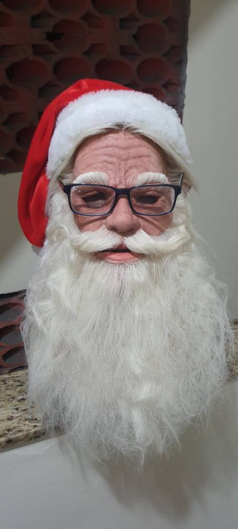 Realistic Latex Mask - Santa Claus - Etsy