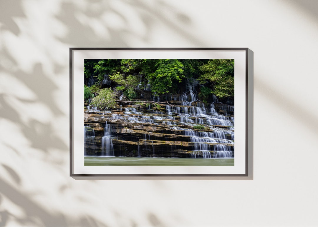 Fine Art Photo Rock Island Waterfalls Print - Etsy