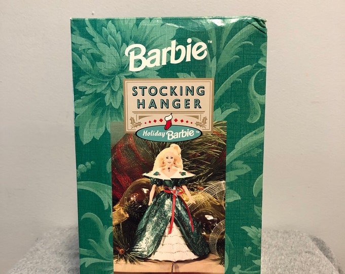 Hallmark Holiday Barbie Stocking Hanger - Etsy