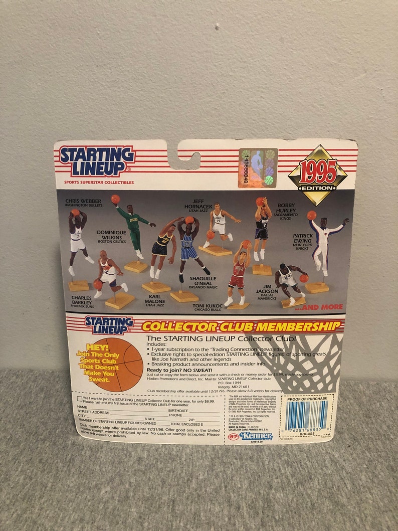 1995 Basketball Starting Lineup Figures (6) - Etsy