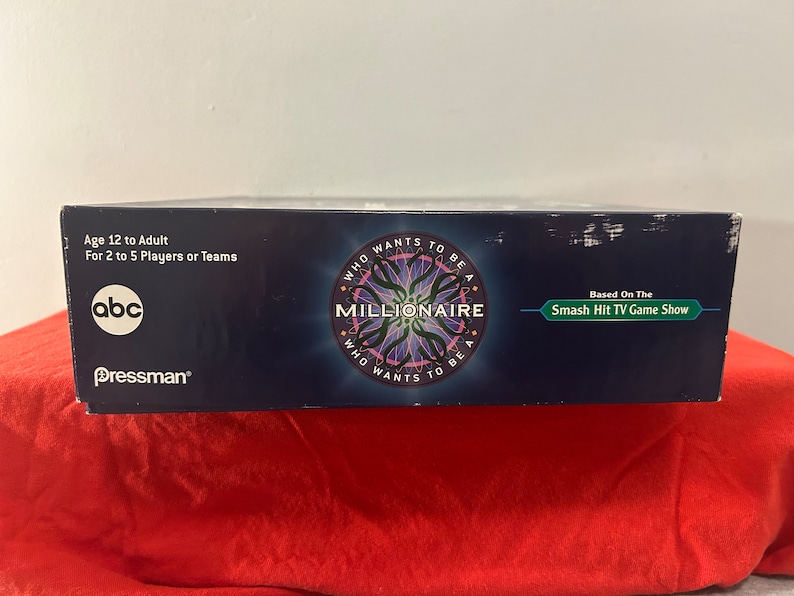 Who Wants to Be a Millionaire Trivia Game- Pressman 2000 - Etsy
