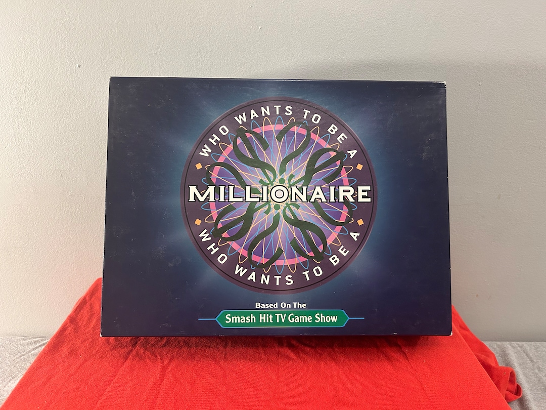 Who Wants to Be a Millionaire Trivia Game- Pressman 2000 - Etsy