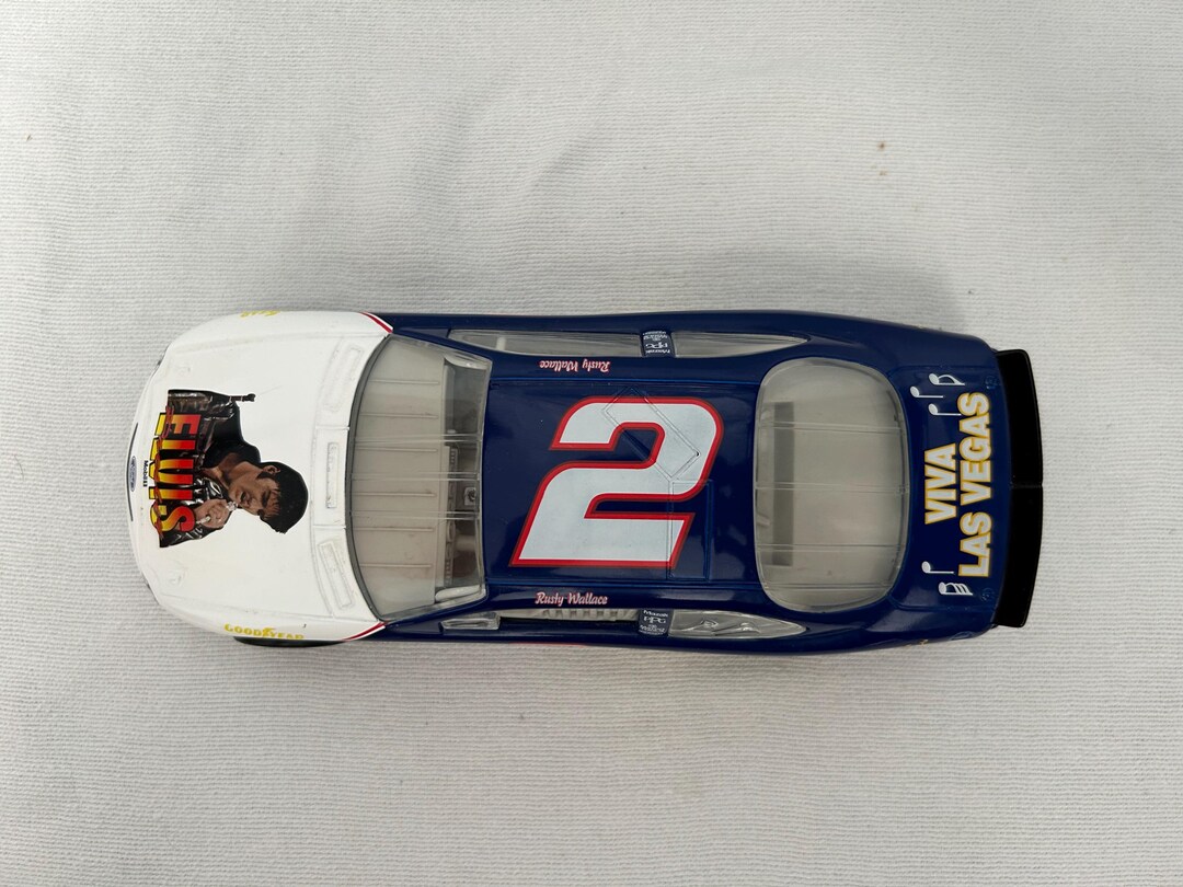 Hasbro Rusty Wallace #2 Elvis Viva Las Vegas Die Cast Stock Car 1:24 ...